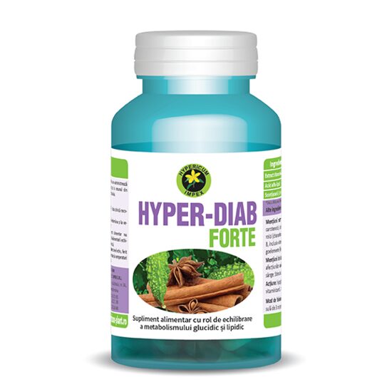 Capsule Hyper-Diab Forte Hypericum - eACUM.ro