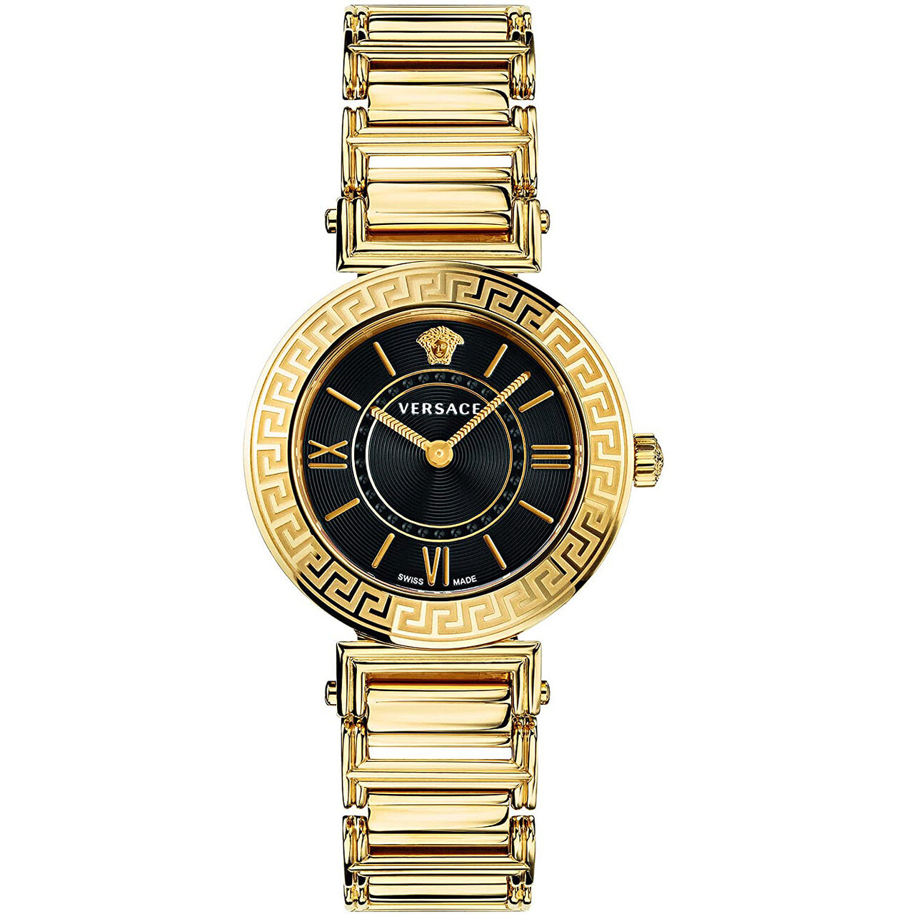 Ceas de dama Versace VEVG01020, Quartz, 35mm, 3ATM, Auriu - eACUM.ro